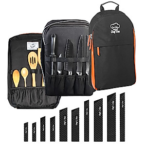 Chef Sac Chef Knife Backpack with 10-Pack Knife Guards Included