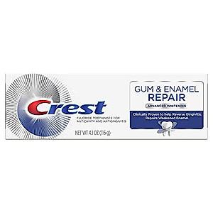 Crest Gum & Enamel Repair Toothpaste Advanced Whitening 4.1 oz, Pack of 1