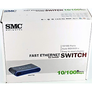 SMC Networks SMCFS8 10/100Mbps Unmanaged 8-Port Compact Switches