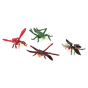 Terra by Battat – Toy Bugs & Insects Tube – 60 Mini Figures in 12 Realistic Designs – Toy Ants, Scorpions, Dragonflies & More – Creepy Crawlies in Storage Tube – Insect World – 3 Years +