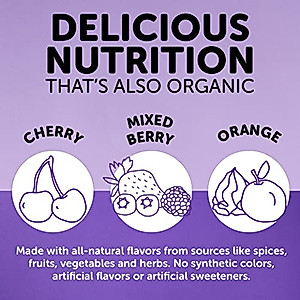 SmartyPants Organic Toddler Multivitamin, Daily Gummy Vitamins: Probiotics, Vitamin C, D3, Zinc, & B12 for Immune Support, Energy & Digestive Health, Fruit Flavor, 60 Gummies, 30 Day Supply