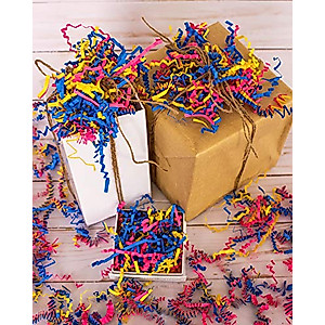Crinkle Cut Paper Shred Filler (2 LB) for Gift Wrapping & Basket Filling - Fiesta | MagicWater Supply