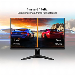 GIGABYTE M28U 28" 144Hz Gaming Monitor, 3840 x 2160 SS IPS Display, 1ms (GTG) Response Time, 9‎4% DCI-P3, VESA Display HDR400, FreeSync Premium Pro, 1x Display Port 1.4, 2x HDMI 2.1 (M28U-SA)