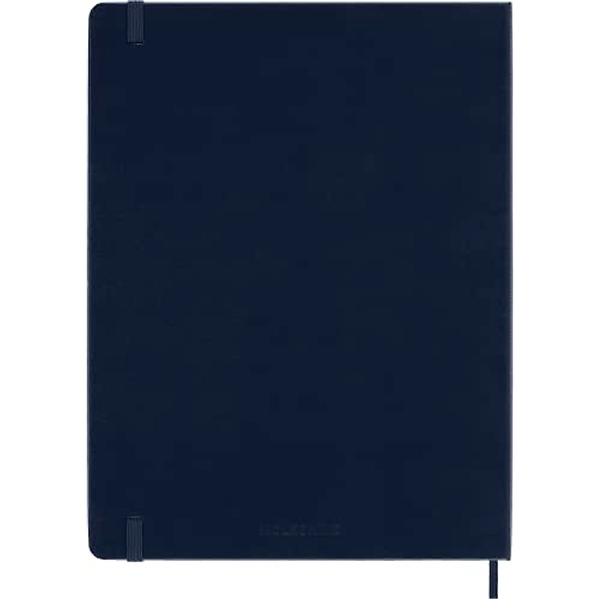 Moleskine Classic Notebook, Hard Cover, XL (7.5" x 9.5") Plain/Blank, Sapphire Blue, 192 Pages