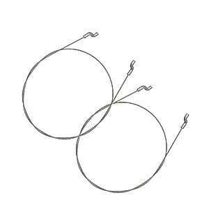 2PC 117-9145 Clutch Cable for 38452, 1179145 Clutch Auger Cable Snowblower