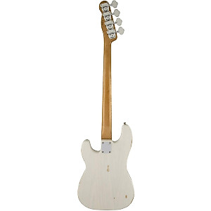 Fender Mike Dirnt Road Worn Precision Bass, White Blonde, Rosewood Fingerboard