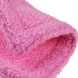 DIEWU Soft Warm Hamster Guinea Pig Mats, Fleece Cage Liners Bathe Towels for Small Animals Hedgehog Chinchilla(Light Brown)