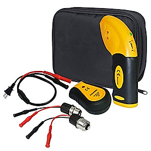 Portable Circuit Breaker Finder Tracer Circuit Tester Locate AC Circuits&Fuses Quickly LED Signal Receiver Transmitter Fuse Socket 100-120V Only