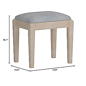 International Concepts Unfinished Vanity Bench, Unfinished