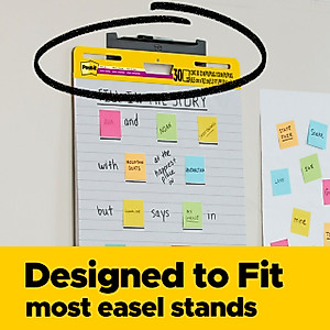 Post-it Super Sticky Easel Pad, Great for Virtual Teachers and Students, 25 x 30 Inches, 30 Sheets/Pad, 2 Pads, Lined Premium Self Stick Flip Chart Paper, Teacher Anchor Chart (561WL) (561WL VAD 2PK)