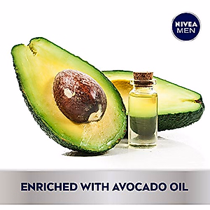 Nivea Men Shower & Shave Body Wash, Shower, Shave and Shampoo With Moisture, 16.9 fl. oz, Pack of 3