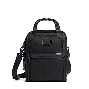 TUMI Alpha 3 Medium Travel Tote - Ideal Companion for All Your Travels - Crossbody Satchel Bag for Men and Women - Black