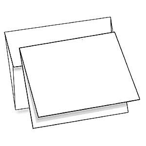 Bulk Blank Note Cards with Envelopes Box Set of 48 , Handmade 4 x 6 Kids Thank You Fill In The Blank All Occasions Greeting Card, Office Stationery Card DIY Personalized Sympathy, Thank You, Birthday