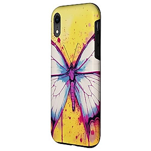 iPhone XR Yellow Butterfly Case