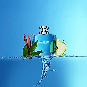 Nautica Voyage Eau De Toilette for Men - Fresh, Romantic, Fruity Scent - Woody, Aquatic Notes of Apple, Water Lotus, Cedarwood, and Musk - Ideal for Day Wear - 3.3 Fl Oz