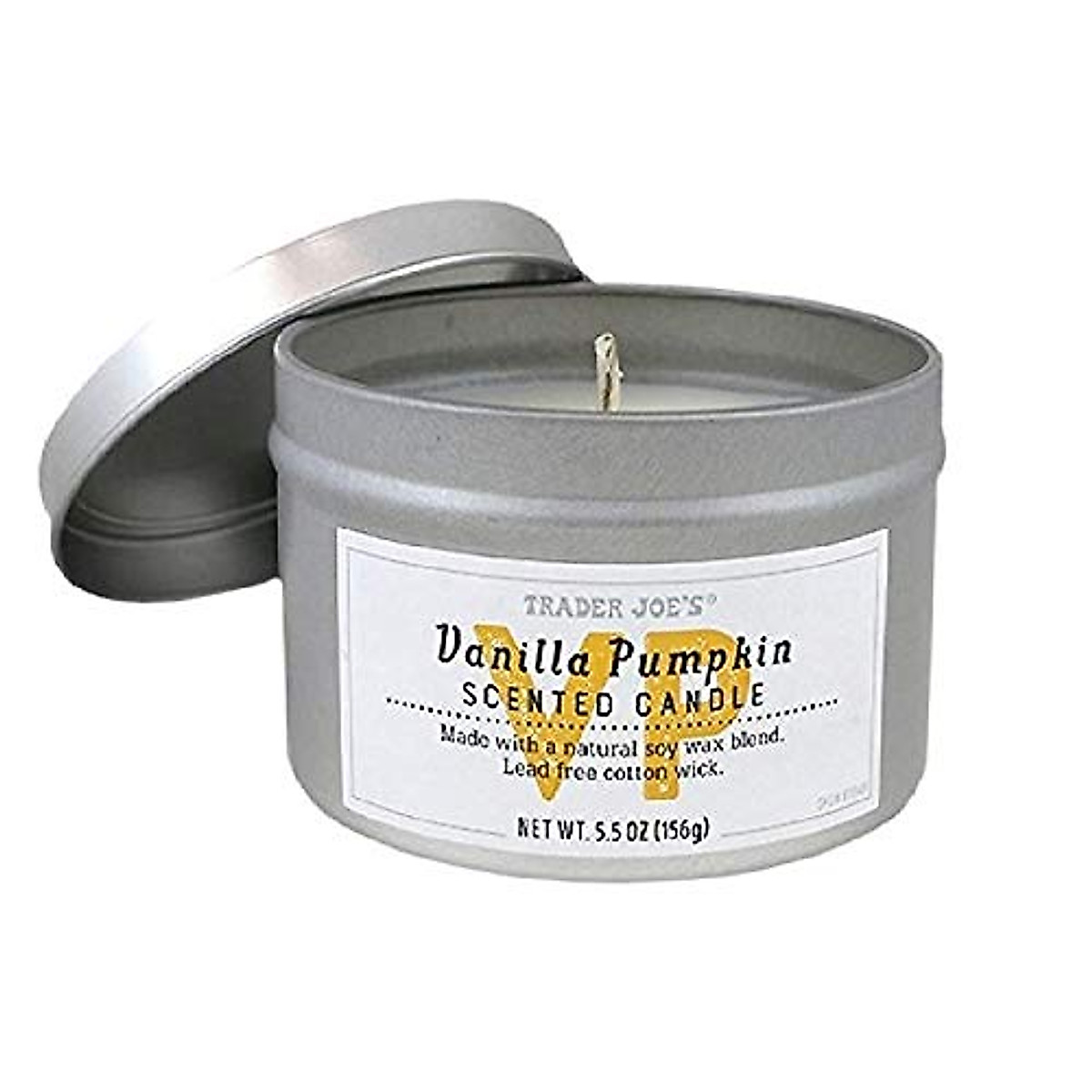 Trader Joe's Autumn Candle Duo: Honey Crisp Apple Candle and Vanilla Pumpkin Candle