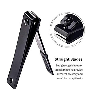 FIXBODY 3PCS Nail Clipper Set with Leather Case | FIXBODY 3 in 1 Replaceable Pedicure Kit