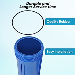 KTWT 151122 Water Filter O Ring Rubber O-Ring for Pentek Big Blue, Pentek Water Filters 152032, 4001756, 151122-03 151122-27, 01019189 Water Filter O Ring (5 Pack)