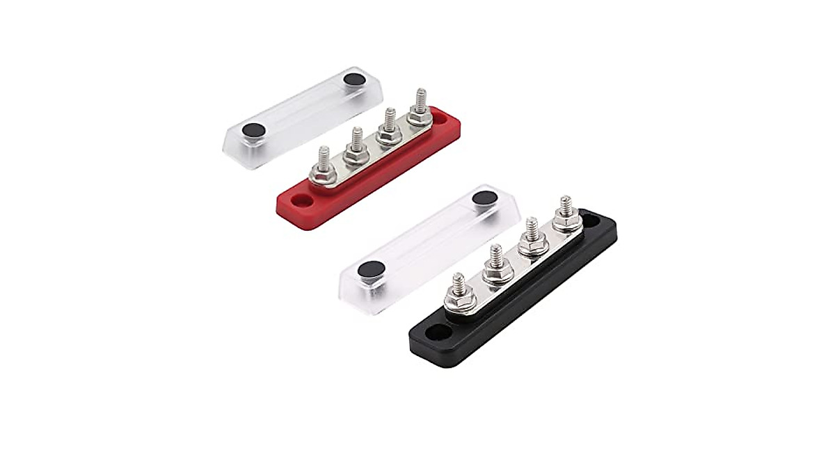 Gloaso 100 Amp Common Bus Bar - Copper Power Block