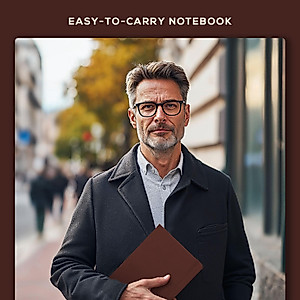 BEECHMORE BOOKS Sketch Book, A4 8.5 x 11.5 inch Blank Sketchbook for Drawing, Paint and Draw, 156 Pages Thick Paper 160gsm, Hardcover Leather Art Notebook, Boxed for Gifts (Chestnut Brown)