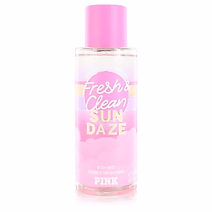 VICTORIA'S SECRET PINK FRESH & CLEAN SUN DAZE by Victoria's Secret, BODY MIST 8.4 OZ