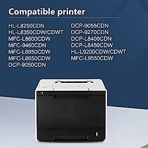 DOPHEN TN331BK TN-331 Black Toner Cartridge 2-Pack Compatible TN-331BK TN331 Black,TN331 Toner Black Replacement for HL-L8250CDN HL-L8350CDW HL-L8350CDWT MFC-L8600CDW MFC-L8850CDW