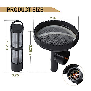 Fuel Tank Sending Unit Filter Screen Strainer and Filter Compatible with Ford 6.0L 7.3L PowerStroke Diesel Engine E5TZ-9J306-BA 4C4A-9365-BA 904-419