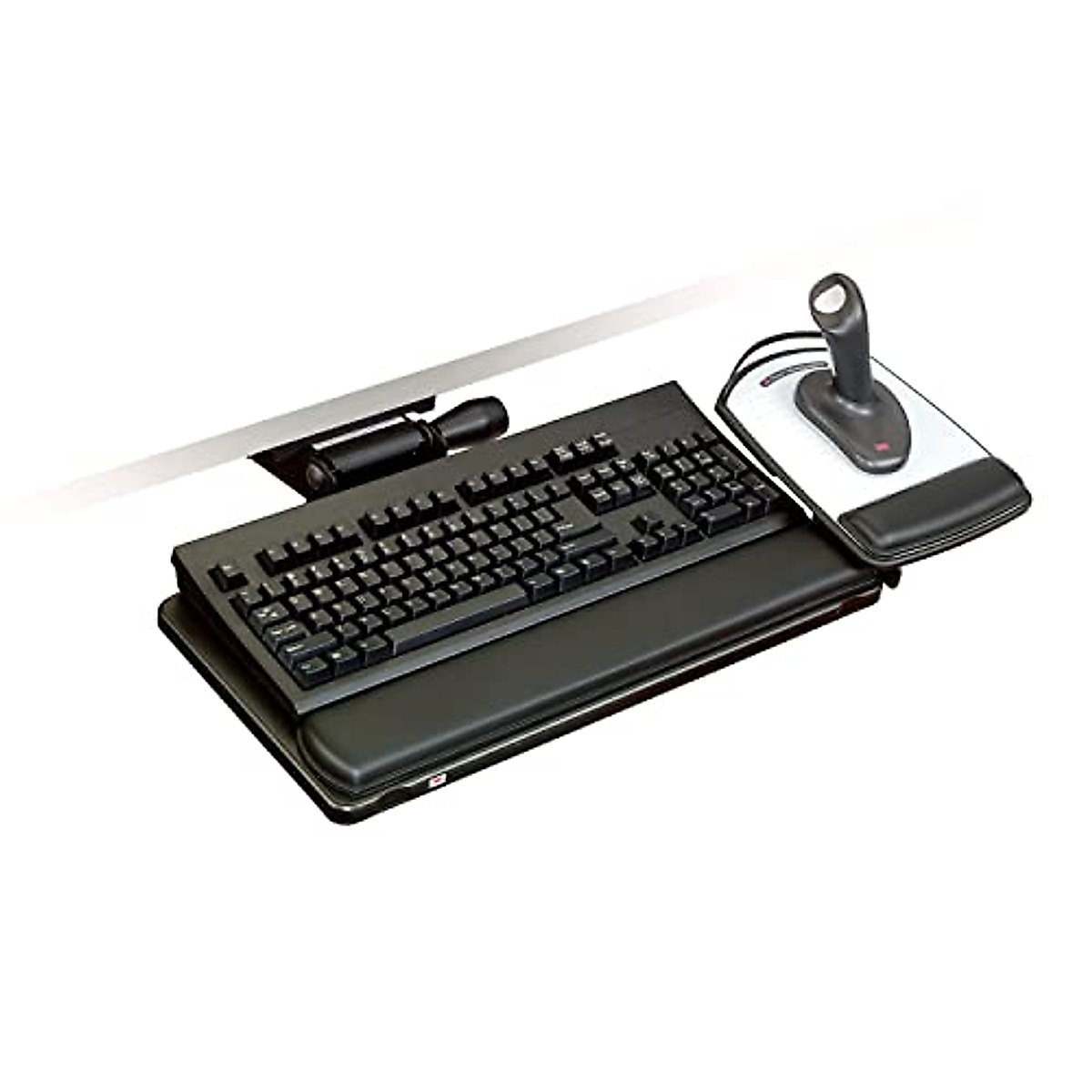 3M Easy Adjust Keyboard Tray, Adjustable Platform, 23-Inch Track, Black (Akt150le)