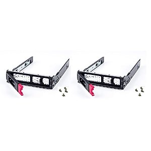 Maravi Canada 3.5" Hard Drive Tray Caddy for HP Apollo 4200 4510 StoreEasy 1650 G9 Gen9 ML30 ML110 ML350 G10 GEN10 SAS SATA 774026-001 797520-001 797519-001… (2-Pack)