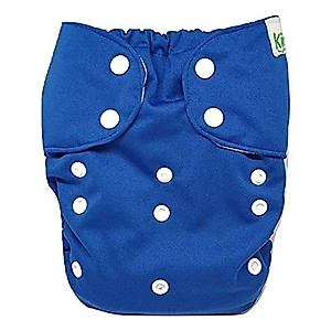 Kijani Baby XL Cloth Diaper Cover for Big Kids 30-70 Pounds, Reusable Cloth Nappy Wrap for Children 13-30 Kgs (Royal Blue)