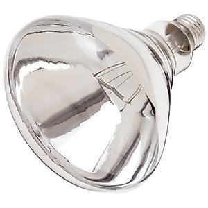 S4999-250R40/1 Clear Heat Lamp - 250 Watt R40 Incandescent; Clear Heat; 6000 Average Rated Hours; Warm White Light; Medium Base; 120 Volt (Pack of 12) for Home, Kitchen, Studio, Living Room