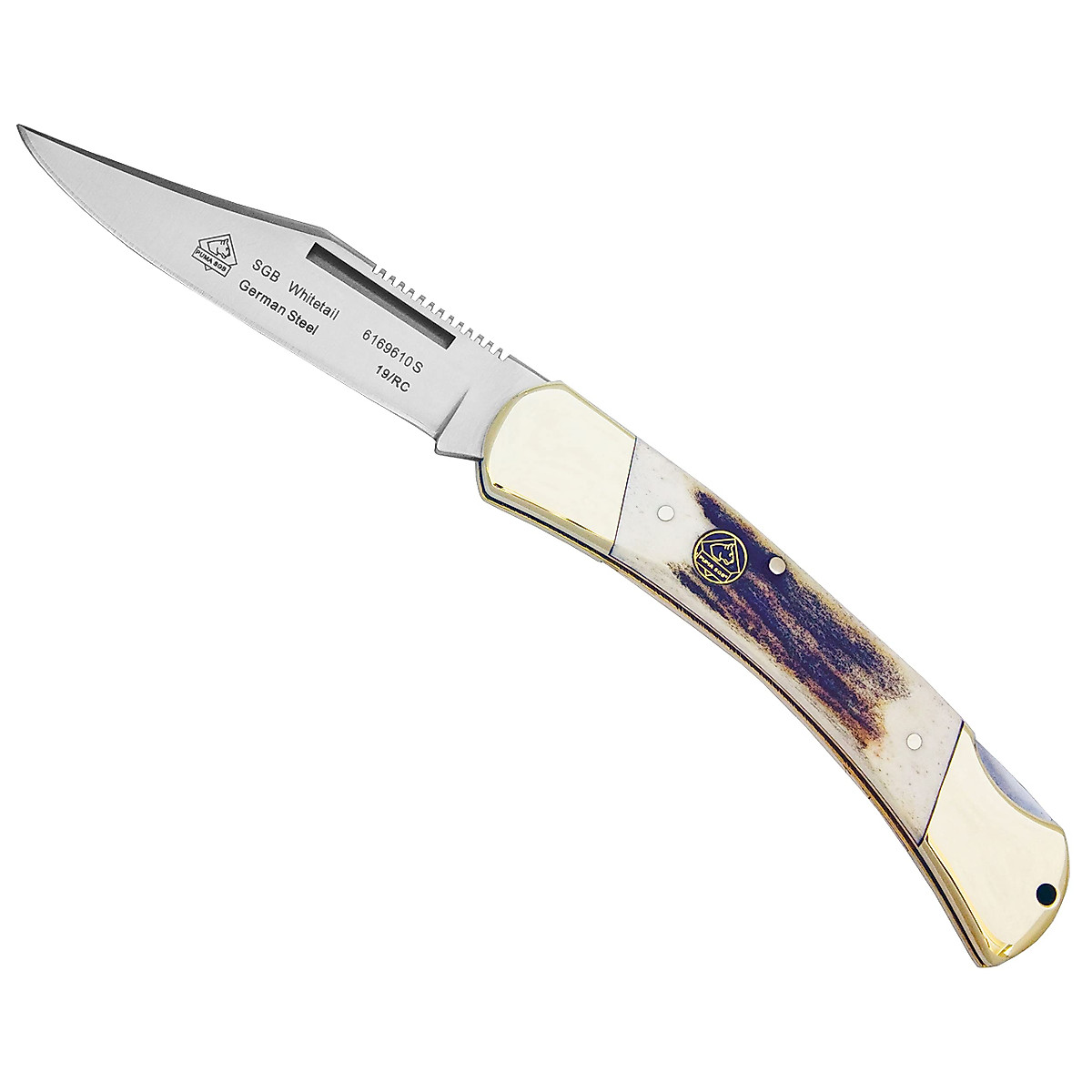 Puma SGB Whitetail Stag Folding Pocket Knife