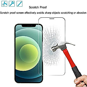 Acediar Tempered Glass Screen Protector for iPhone 12 mini [Anti-Scratch][Bubble Free][Case-friendly], Premium Screen Protector Compatible with iPhone 12 mini 5.4-Inch 2020[3 Pack]