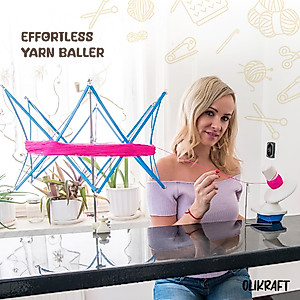 Yarn Ball Winder and Umbrella Swift (with Skein Holder) Basic Combo Set