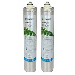 Pentair Everpure H-300 Undersink Water Filter Replacement Cartridge (3 Pack)
