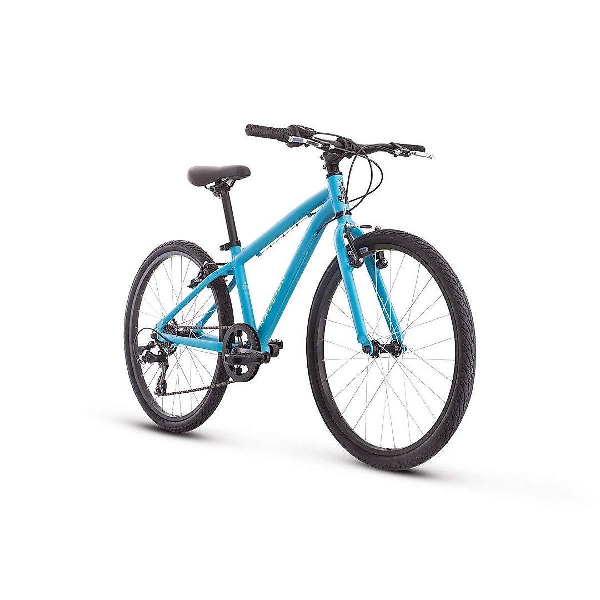 Raleigh Bikes Cadent 24 Kids Flat Bar Road Bike for Boys Youth 8-12 Years Old, Blue