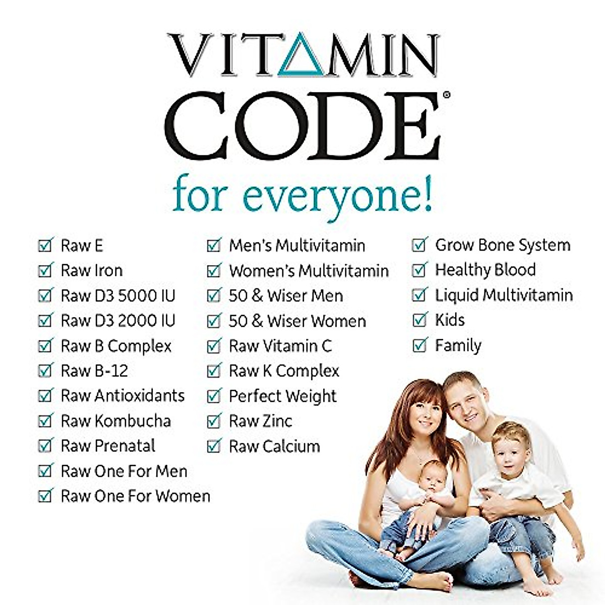 Garden of Life Vitamin E - Vitamin Code Raw Vitamin E Supplement with Vitamins A, D & K Plus Selenium, Fruit, Veggies & Probiotics, 60 Vegetarian Capsules, 125mg Whole Food Vitamin E for Heart Health