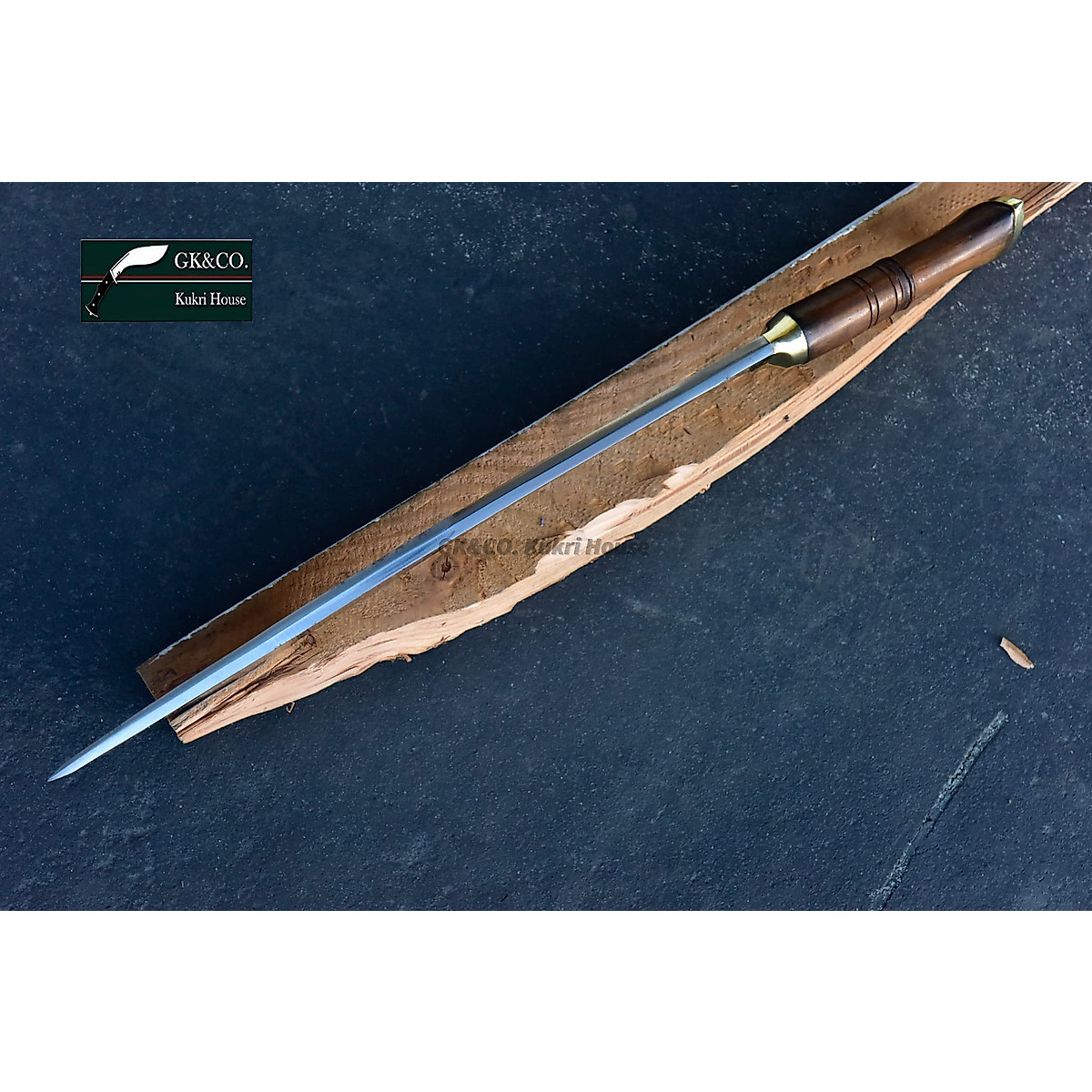 GK&CO. Kukri House Genuine -Authentic Kukri/Khukuri -16'' Bhojpure Wooden Handle Camping and Hunting knife by Gk&Co khukuri