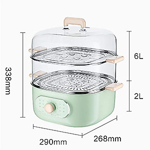 Large Capacity Electric Steamer Multi-function Household 2-layer Electric Steamer Food Steamer