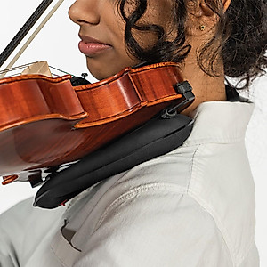 Playonair Deluxe Inflatable Violin Shoulder Rest Fit Full Size Violin & Viola, Blow-tube included, Adjustable Shoulder Rest for Violin and Viola with Elastic Straps, Easy to Use
