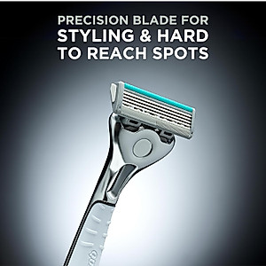 Wilkinson Sword Quattro Titanium Sensitive Razor Blade, 4 Count