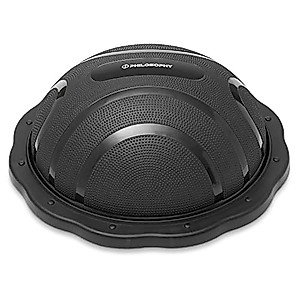 Philosophy Gym Half Balance Ball Exercise Trainer - Half Yoga Ball Trainer with Foot Pump