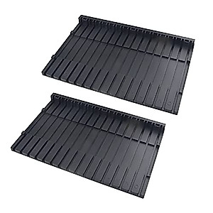 XINMEIWEN 2Pack Pieces Shelves Tool Stand Holder Model Production Tools Placement Rack Plastic Holder Container Organizer for Gundam Hobby Model Making Parts (29x18cm)