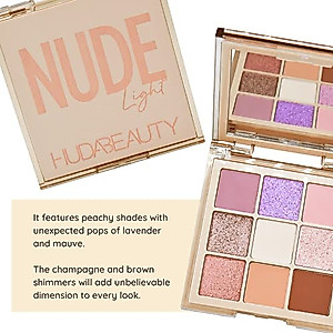 HUDA BEAUTY Nude Obsessions Eyeshadow Palette Nude Light
