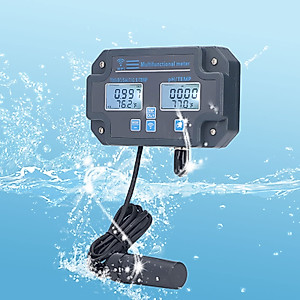 PHW3988 Multiparameter Water Quality Tester, Water Quality Detector APP Remote Control EC Salt S.G Temperature Meter Online Monitor