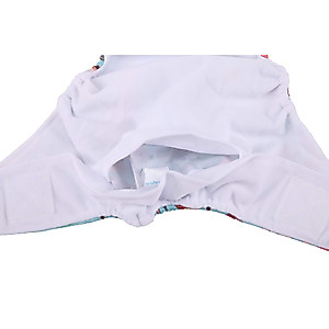 Baby Pocket Cloth Diaper Nappy Hook and Loop (Pineapples)