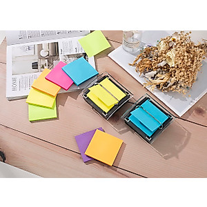 Pop-up Sticky Notes,3x3 in,12 Pads,Bright Colors Super Sticking Power Memo Pads, 6 Colors, Strong Adhesive