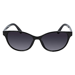 Calvin Klein Women's CK20517S Cat Eye Sunglasses, Black, 56/15/140