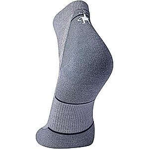 Smartwool Men's Run Targeted Cushion Ankle Socks, Graphite, Medium