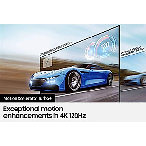 SAMSUNG QN65Q70AA 65" Class UHD High Dynamic Range QLED 4K Smart TV with an Austere V-Series 8-Outlet Power w/Omniport USB (2021)